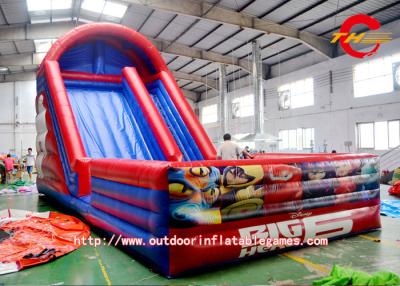 China Adult Inflatable Water Slide Super Corps Red Green 0.5mm PVC  Large for sale