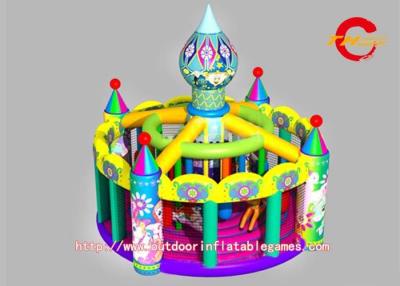 China Forest World Commercial Inflatable Bounce House PVC Clip Mesh for Child for sale