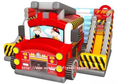 China PVC Net Clamping Cloth Inflatable Jump House Truck Model For indoor for sale