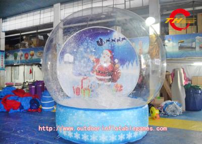 China Shopping TPU Transparent Bubble Tent Snow Exhibition For Christmas for sale