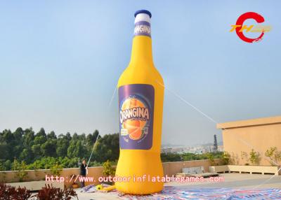 China HD Inkjet Inflatable Bottle PVC 10 Meter Outdoor for Exhibition for sale