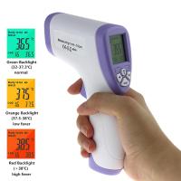 China High Brightness Handheld Temperature Gun , Portable Forehead Thermometer for sale