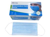 China Comfortable 3 Layer Disposable Non Woven Face Mask for sale