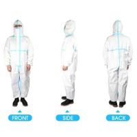 China Anti Barrier Effect Single Use Disposable Protective Coveralls for sale
