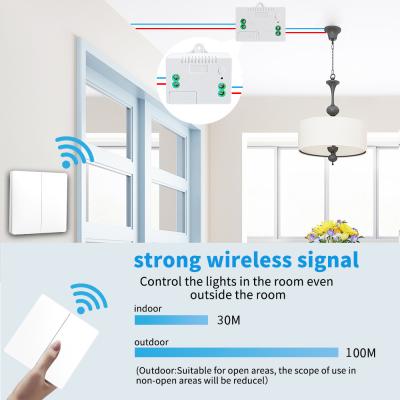 China SIXWGH Wireless Wifi Wall Switch Self Powered Network Switch for sale