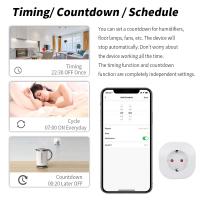 China SDK NFC Wifi Smart Socket 16A Smart Plug Socket for sale