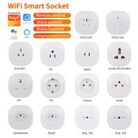 China SDK NFC Wifi Smart Socket 16A Smart Plug Socket for sale