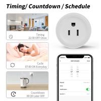 China US Plug Smart Homekit Socket 16A 2 Pin DIY Wifi Enabled Plug Socket for sale