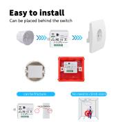 China Wall Light Self Powered Wireless Switch Outdoor Waterproof Push Button Switch for sale
