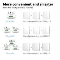 China Wall Light Self Powered Wireless Switch Outdoor Waterproof Push Button Switch for sale