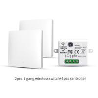 China Wall Light Self Powered Wireless Switch Outdoor Waterproof Push Button Switch for sale