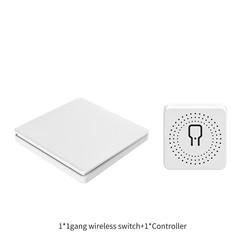 China 16A 433Mhz Wireless Kinetic Energy Switch 2 Way Push Button Waterproof Light Switch for sale