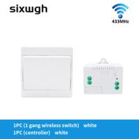 China Wireless Self Powered Remote Control Switch Panel Waterproof Wall Light Switch 10A for sale