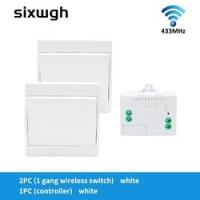 China Wireless Self Powered Remote Control Switch Panel Waterproof Wall Light Switch 10A for sale