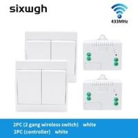 China Wireless Self Powered Remote Control Switch Panel Waterproof Wall Light Switch 10A for sale