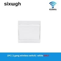 China Wireless Self Powered Remote Control Switch Panel Waterproof Wall Light Switch 10A for sale