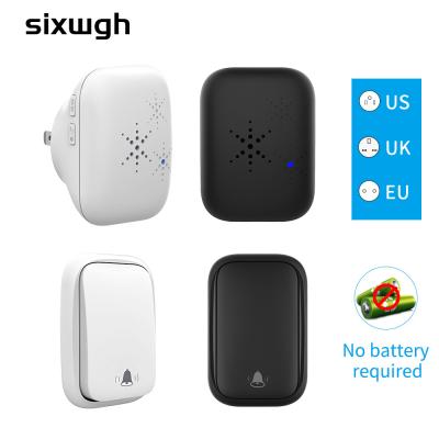 Cina Chiamata senza fili Ring Doorbell Stati Uniti UE Regno Unito all'aperto nessun campanello impermeabile auto-alimentato fissante 300M in vendita
