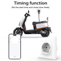 China Mtering Zigbee Wall Socket Intelligent 16A Smart Socket for sale