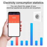 China Mtering Zigbee Wall Socket Intelligent 16A Smart Socket for sale
