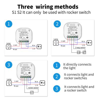 Cina interruttore on-off chiave di Homekit di auto di Wifi tre senza fili del teleruttore 2.4GHz in vendita