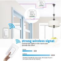 China Humidity ≤85% RH Wireless Remote Control Switch White 2A Homekit Physical Button for sale