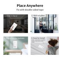 China Humidity ≤85% RH Wireless Remote Control Switch White 2A Homekit Physical Button for sale