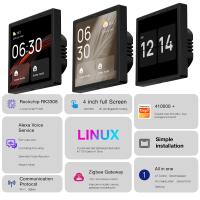 China 4inch Smart Home Touch Screen Panel Multimedia Interconnection Function Controller for sale