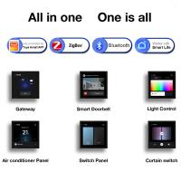 China 4inch Smart Home Touch Screen Panel Multimedia Interconnection Function Controller for sale