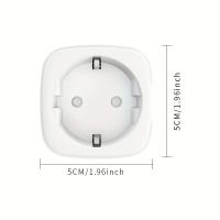 China Tuya Wifi Smart Socket Plug With Countdown / Timing Function for sale