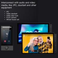 China 10inch Smart Home Touch Screen Panel Multimedia Interconnection Function Controller for sale