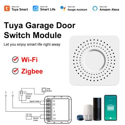 China SIXWGH WiFi Zigbee Garage Door Opener Smart Switch Module Tuya Smart Life App Compatible Remote Control Timer Schedule Works for sale
