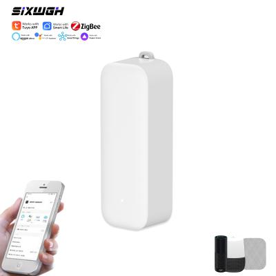 China SIXWGH Universal Smart IR Remote Control with Zigbee Hub Works with Alexa & Google Home APP Hotel Use Rotatable Design for sale