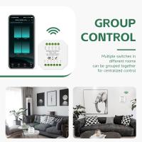 China Tuya Zigbee3.0 4CH Smart Switch Module 16A, Hidden In-wall Smart Relay with Timer, Scene Linkage & Power-off Memory for sale