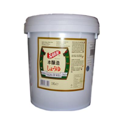 Cina Salsa di soia scura della luce salata 18L dell'OEM per gusto di Rolls dei sushi buon in vendita