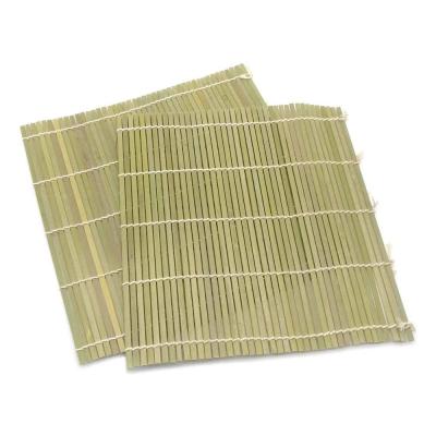 Cina il rullo di bambù verde 27cm dei sushi di 24cm per fa il rotolamento giapponese dei sushi in vendita