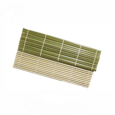 Cina Rotolamento di bambù Mat Heat Resistant dei sushi naturali verdi di 24cm 27cm in vendita