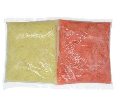 Cina Sushi marinati 1.2mm bianchi rosa Ginger Slic Strip In Bag 1.5kg in vendita