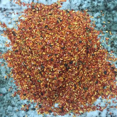 Cina Pacchetto secco della bottiglia del condimento 50g del pepe della salsa di peperoncini rossi di Togarashi Shichimi in vendita