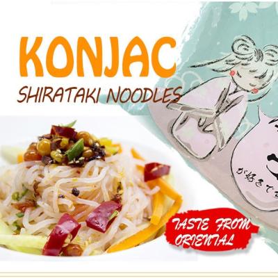 Cina Fibra organica a bassa percentuale di grassi Jelly Noodles Tasteless Konjac delle tagliatelle di Shirataki di zero calorie in vendita