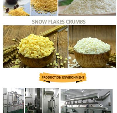 Cina il pane giapponese di Panko della borsa di vendita al dettaglio 500g sbriciola la dimensione granulare bianca di colore 5mm in vendita