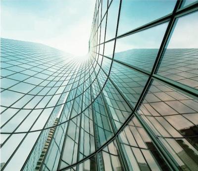 China High Quality Arc Toughened Glass Building Glass for Visual Lift Elevator Home Balcony, etc for sale