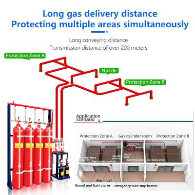 China Ig 100 Inert Gas Fire Suppression System Extinguishing 70L / 20MPa For Computer Room for sale