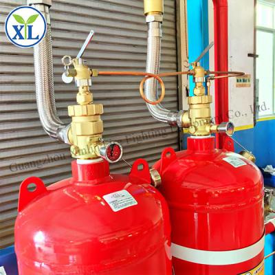 China 90L 4.2Mpa/5.6Mpa Red Cylinder FM200 Clean Agent Fire Suppression Systems for sale