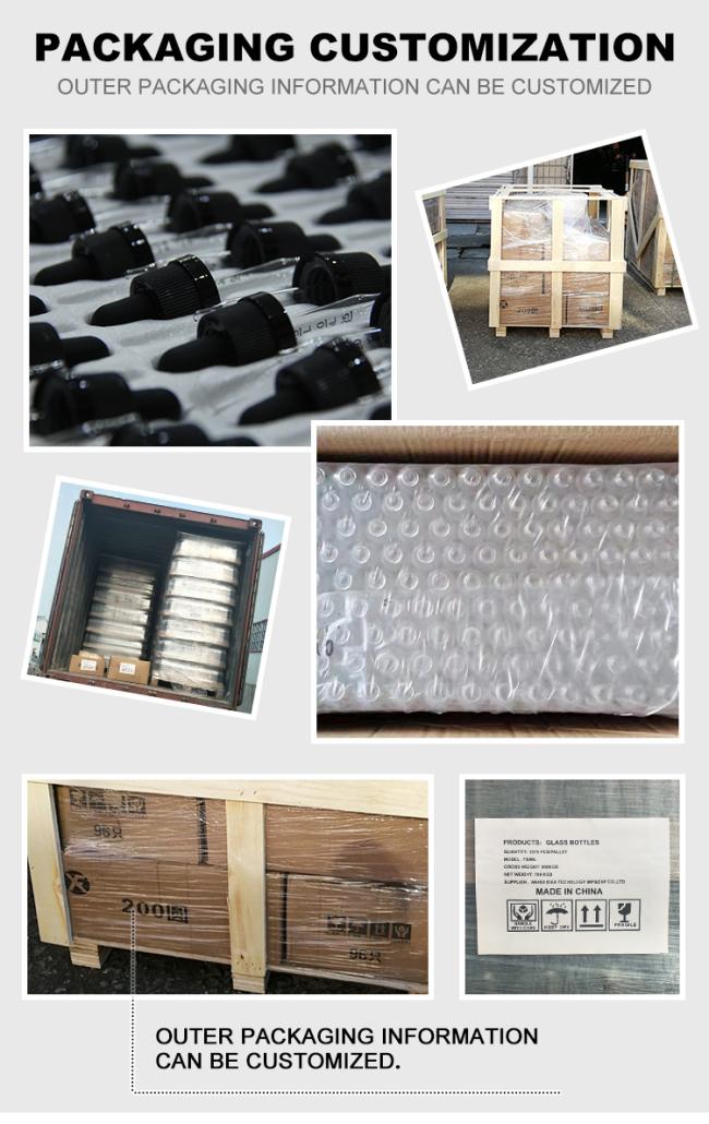 Wholesale 10ml 30ml 50ml Glass Dropper Essential Oil Bottle