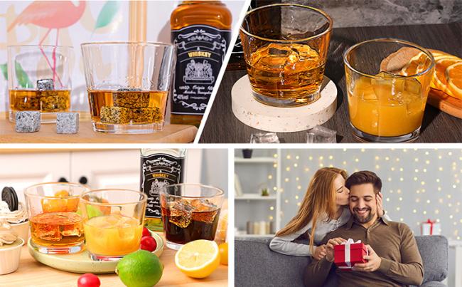 280ml Personalized Crystal Drinking Water Cups Glass Whisky Glasses