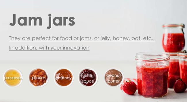 Ready to Ship 375 Ml 500 Ml Wide Mouth Glass Jar Jam Jars with Metal Lid