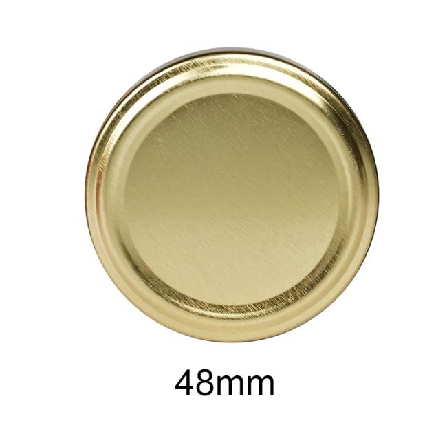 Custom Printed Glass Honey Jar Bottle Cap Tinplate Lug Closures