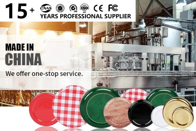 Fashion 66mm 77mm 90mm Glass Milk Bottle Bottle Cap Tinplate Lug Caps