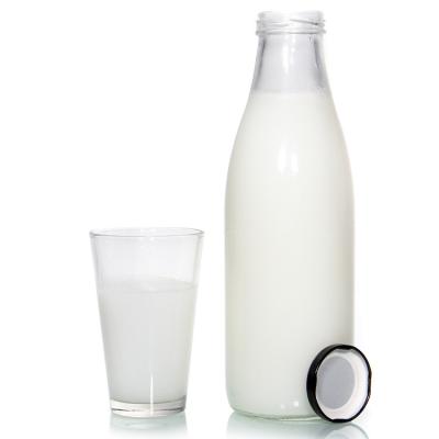 China OEM Resealable Glass Milk Bottles Jars 250ml 300ml 500ml 750ml 1000ml for sale