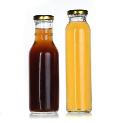 China Bulk Empty Fruit Juice Glass Bottle 12oz 350ml For Beverage for sale
